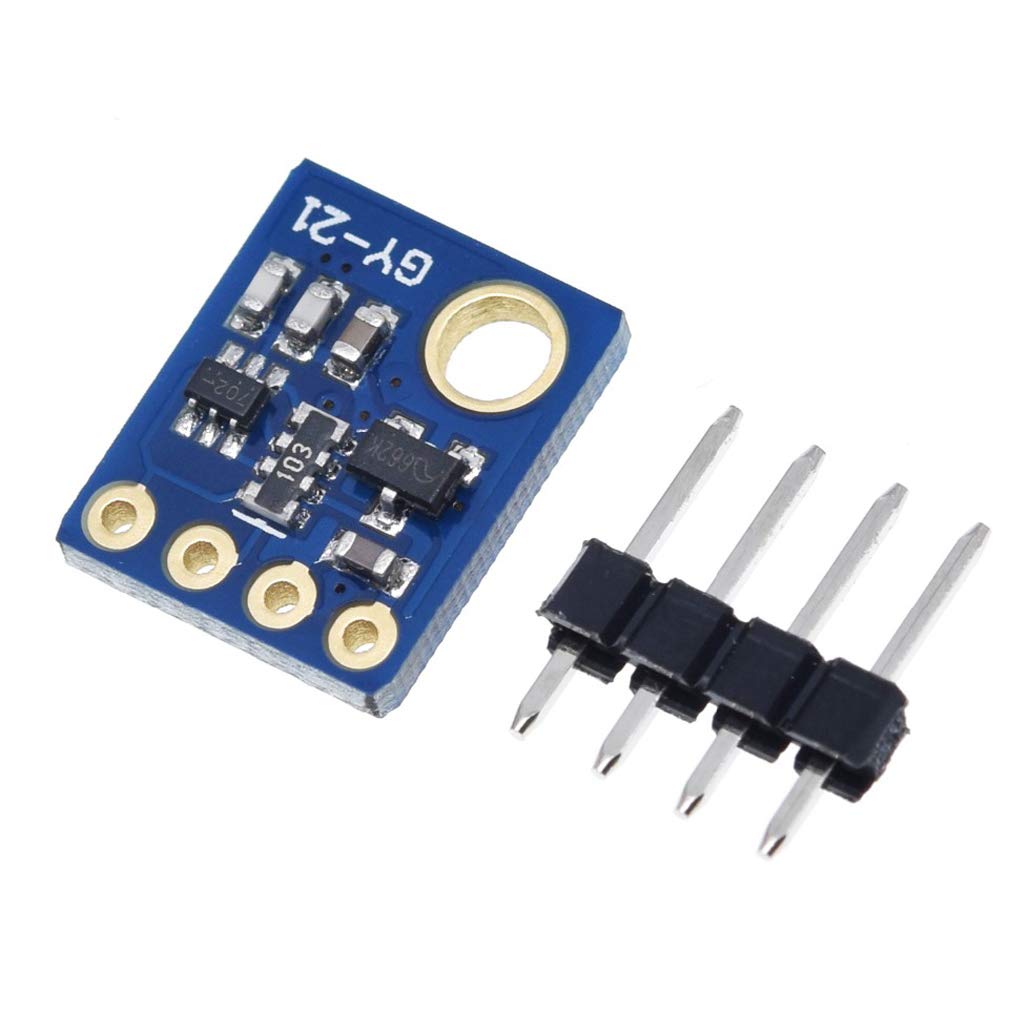 HiLetgo 2pcs Si7021 GY-21 Industrial High Precision Humidity Sensor I2C IIC Interface for Arduino Low Power CMOS IC Module