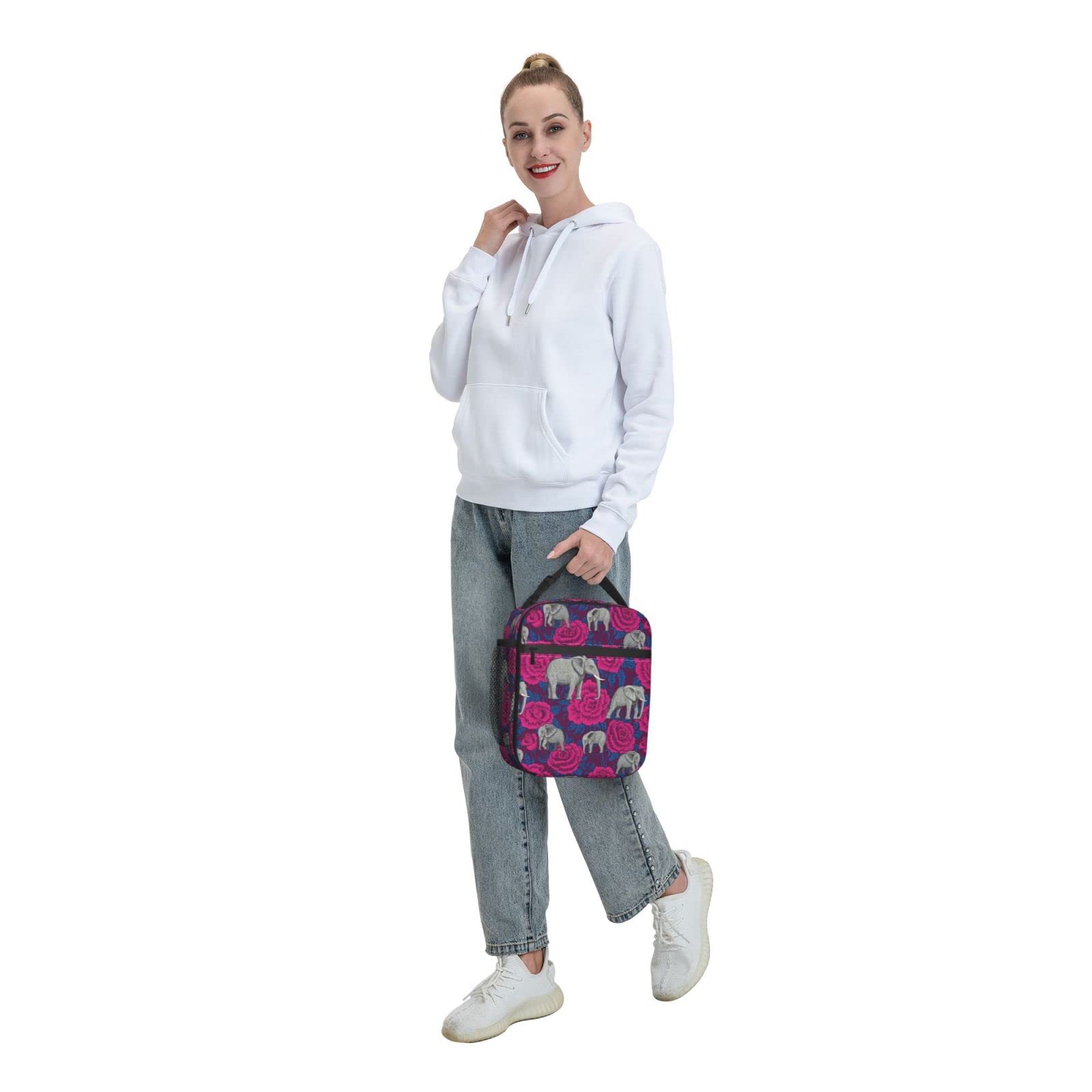 Majoug Hedgehog Lunch Bag/Lunch Box/Lunch Tote/Picnic Bags Insulated Cooler Travel Organizer