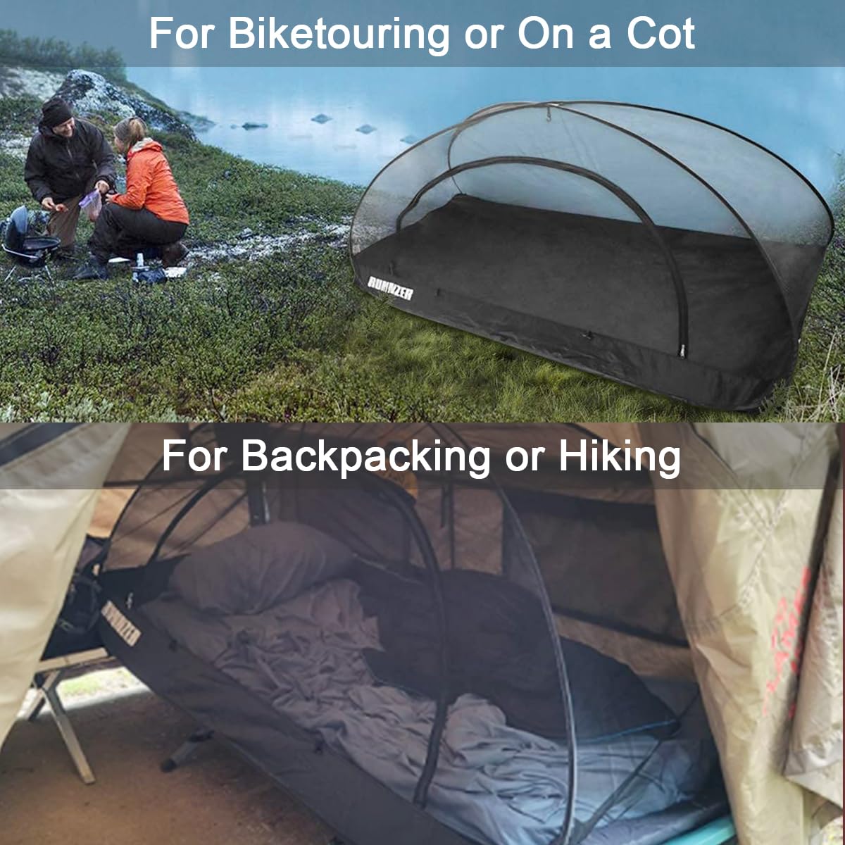 L RUNNZER Pop up Portable Camping Tent for Camping Outdoor Traveling Camping for Backyard