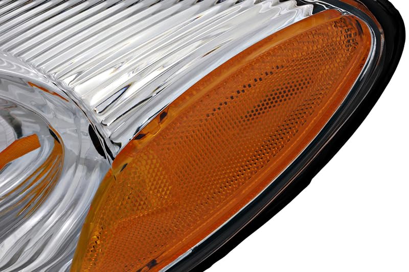 JP Auto Headlight Compatible With Ford Taurus 2000 2001 2002 2003 2004 2005 2006 2007 Driver Left And Passenger Right Side Pair Set Headlamp