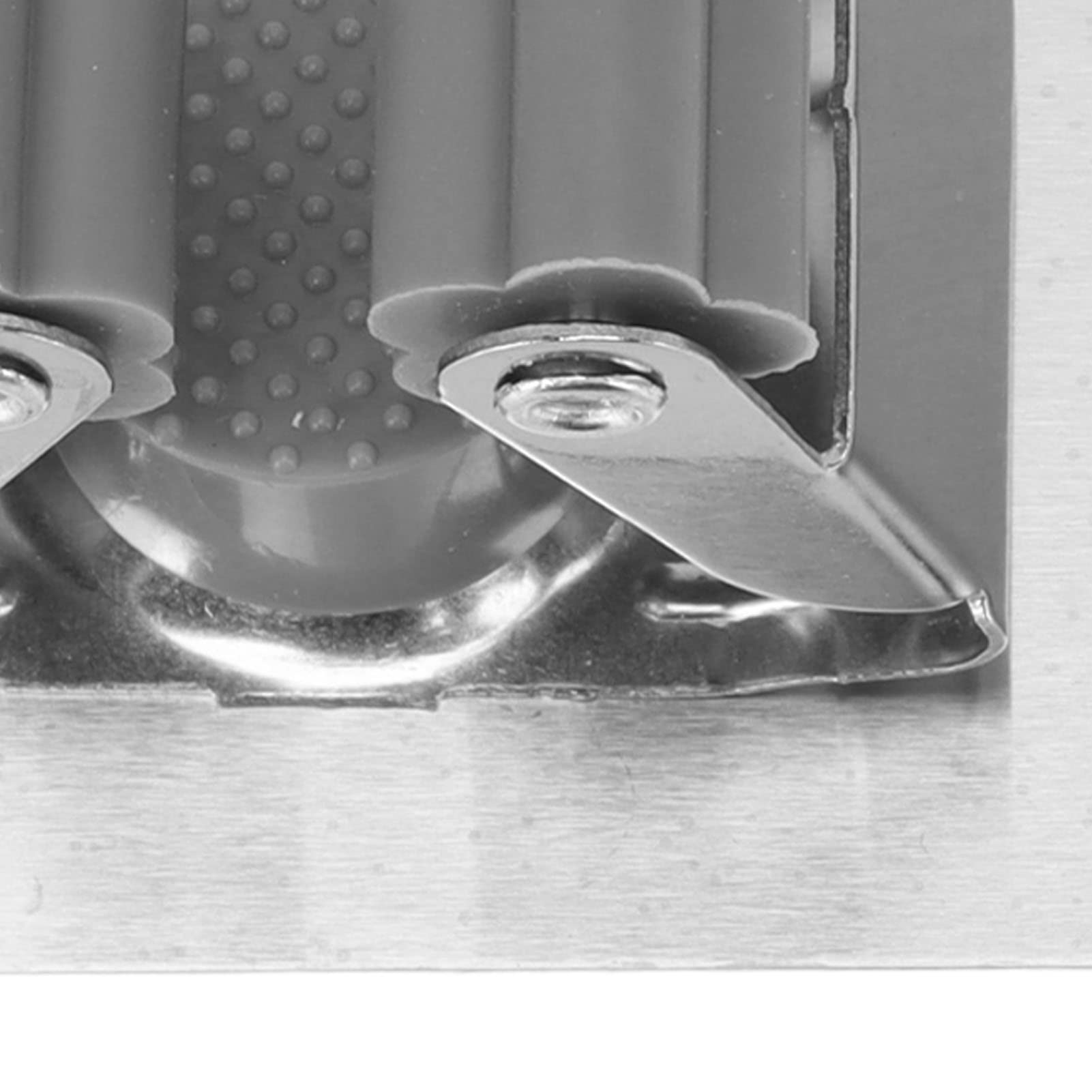 Mumusuki 4Pcs Broom and Mop Holders, Wall Mounted Stainless Steel Garden Tool Organizers with Hooks Multifunctional Mop Hangers for Laundry Rooms, Gardens, Garages