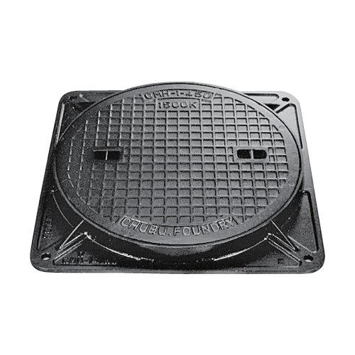 中部コーポレーション Chubu Corporation CMH-2P-600 Manhole Cover with Qari