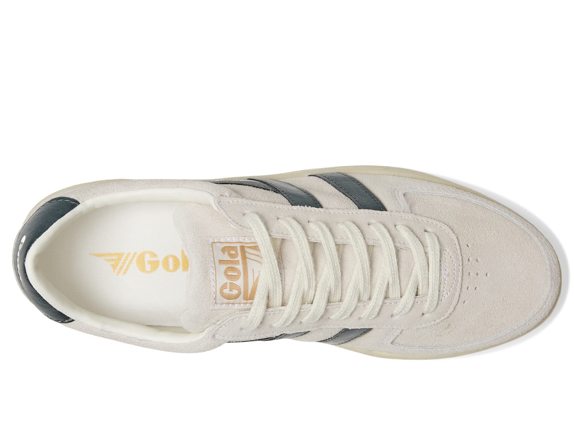 Gola Grandslam Flame Off-White/Dark Green 6 B (M)