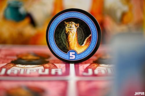 Jaipur Board Game - Strategy Trading Game for Ages 10+, 2 Players, 30 Min Playtime, New Edition by Space Cowboys
