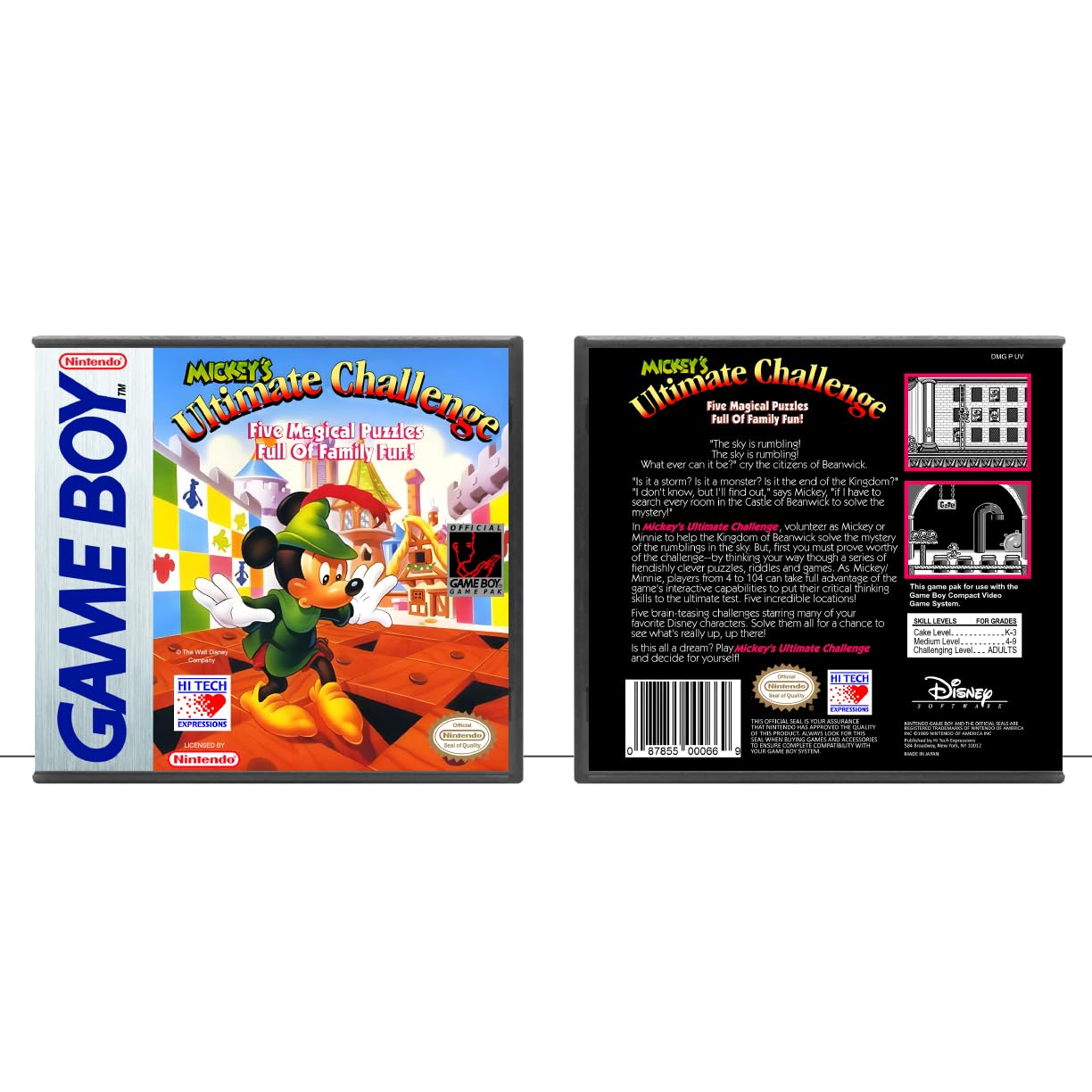 Mickey's Ultimate Challenge | (GB) Game Boy - Game Case Only - No Game