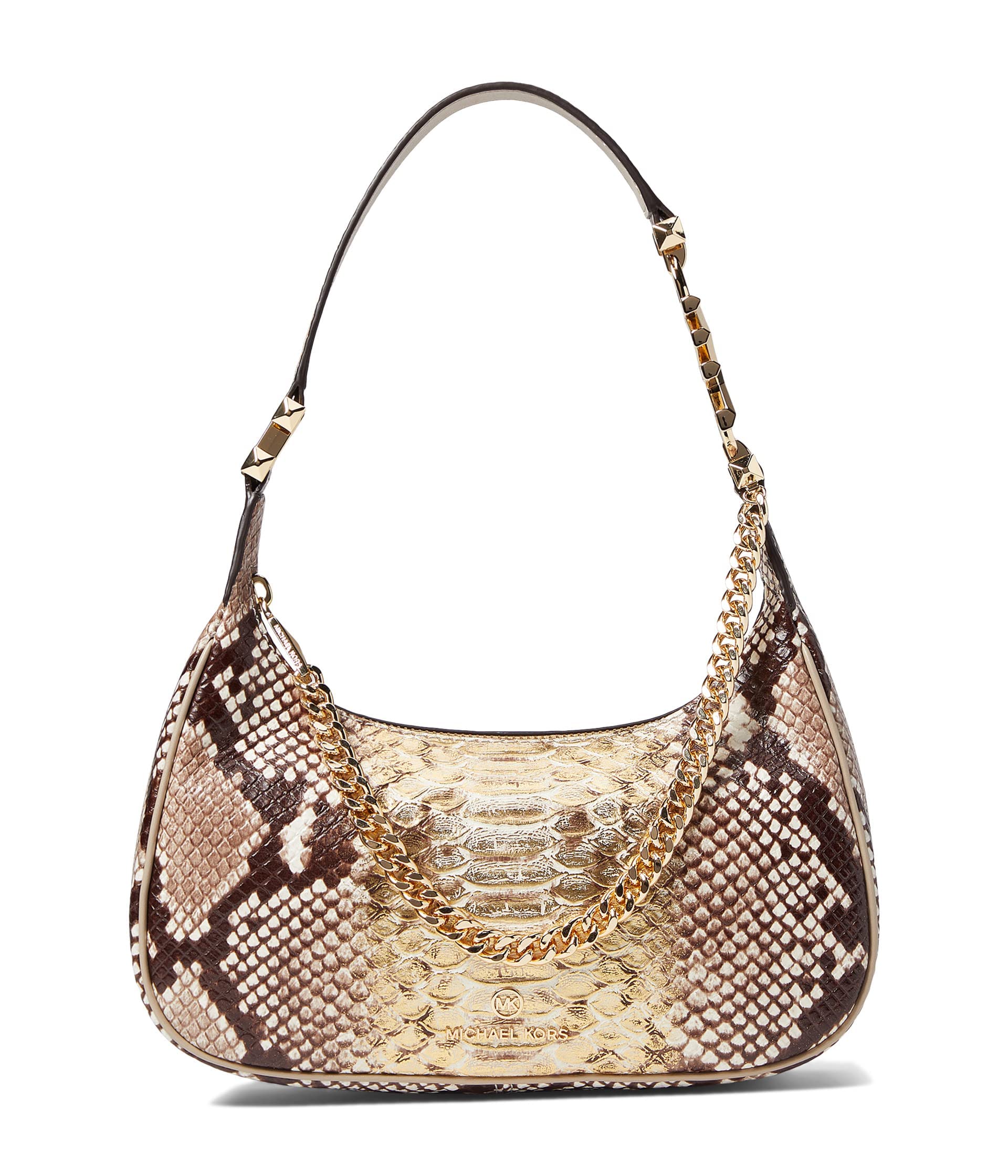 Michael Kors Piper Small Pouchette Pale Gold One Size