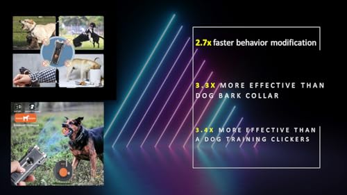 RC Ultrasonic Bark Deterrent |Anti-bark Training Device and Corrector Behavioral |Stop Bad Behavior with LED Lights |1-Year Warranty (Charcoal, New Upgraded)-(6M - 8Years)