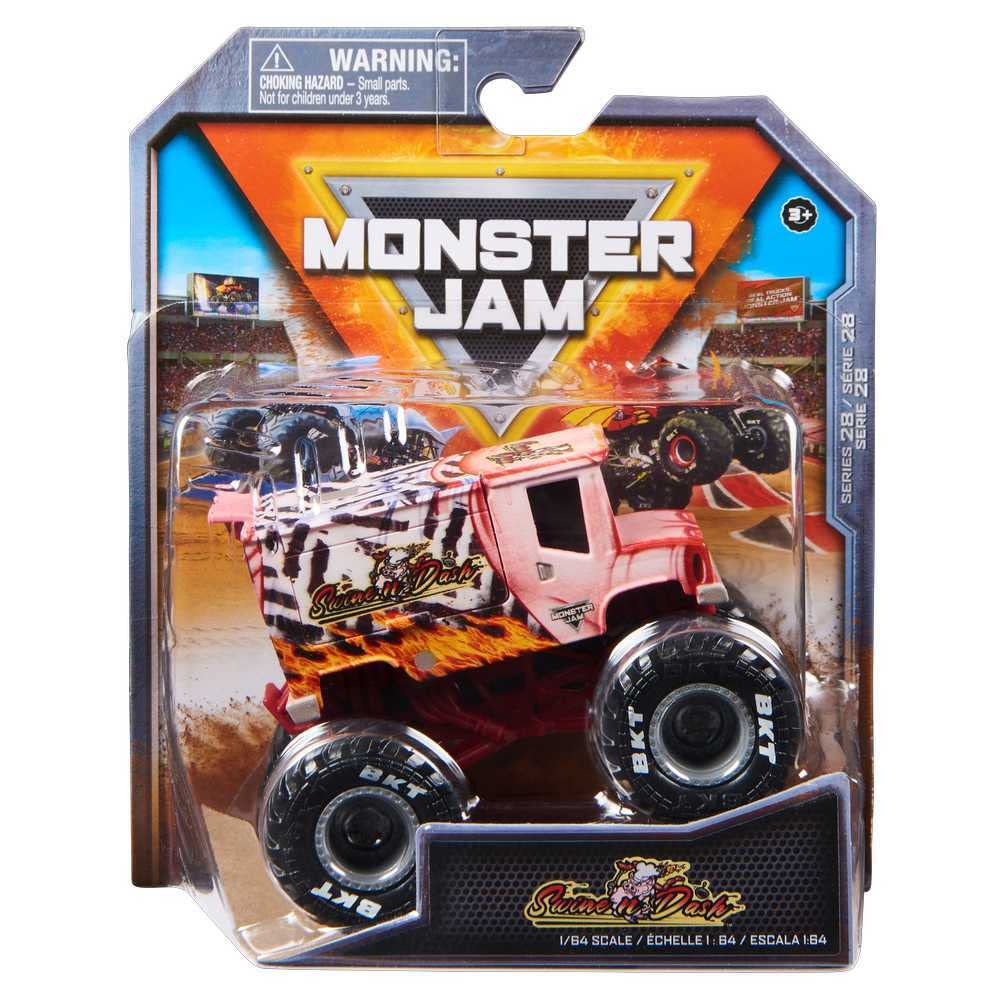 Monster Jam 2023 Spin Master 1:64 Diecast Truck Series 28 Monster Feast Swine n Dash