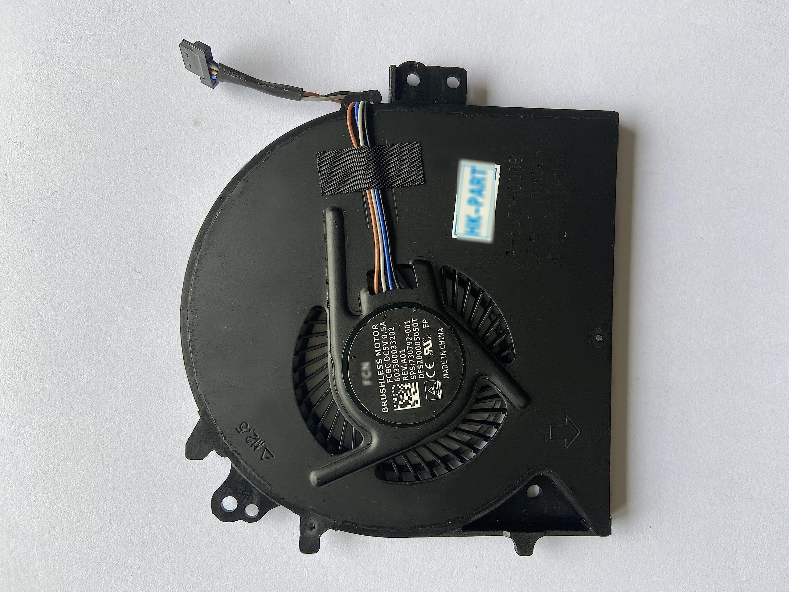 HK-PART Fan Replacement for HP Probook 450 G5 455 G5 470 G5 Cooling Fan L03854-001 L00843-001