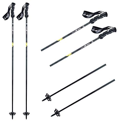 K2 Men's Power Carbon Ski Poles, Mens, Ski Poles, 10E3000, Yellow, 115