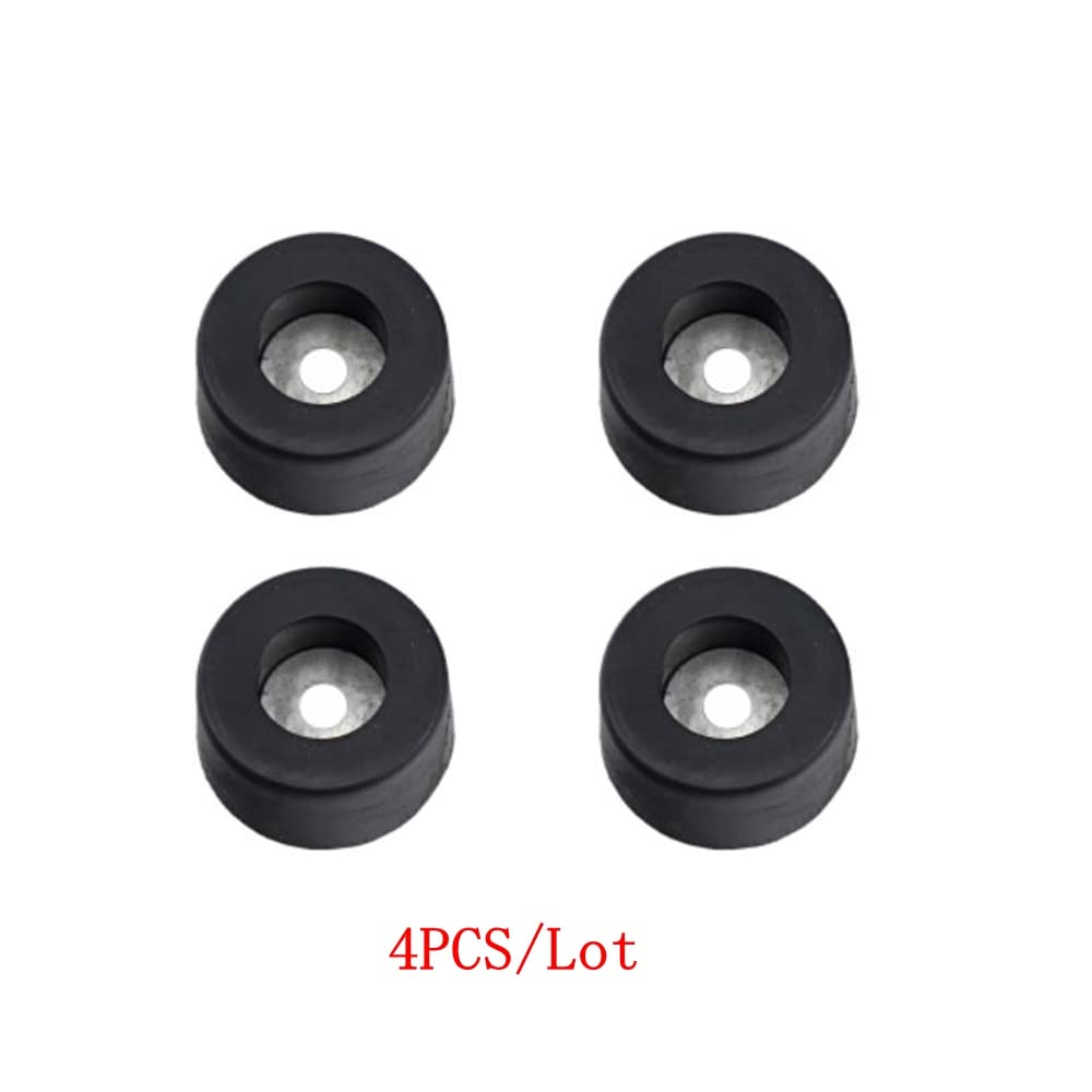 KROYWACHS DJ Speaker Cabinet Rubber Feet for Speaker Cabinets and Flight Case, Repair Kit Accessories Woofer 4PCS 38x19mm for Home Theater Karaoke