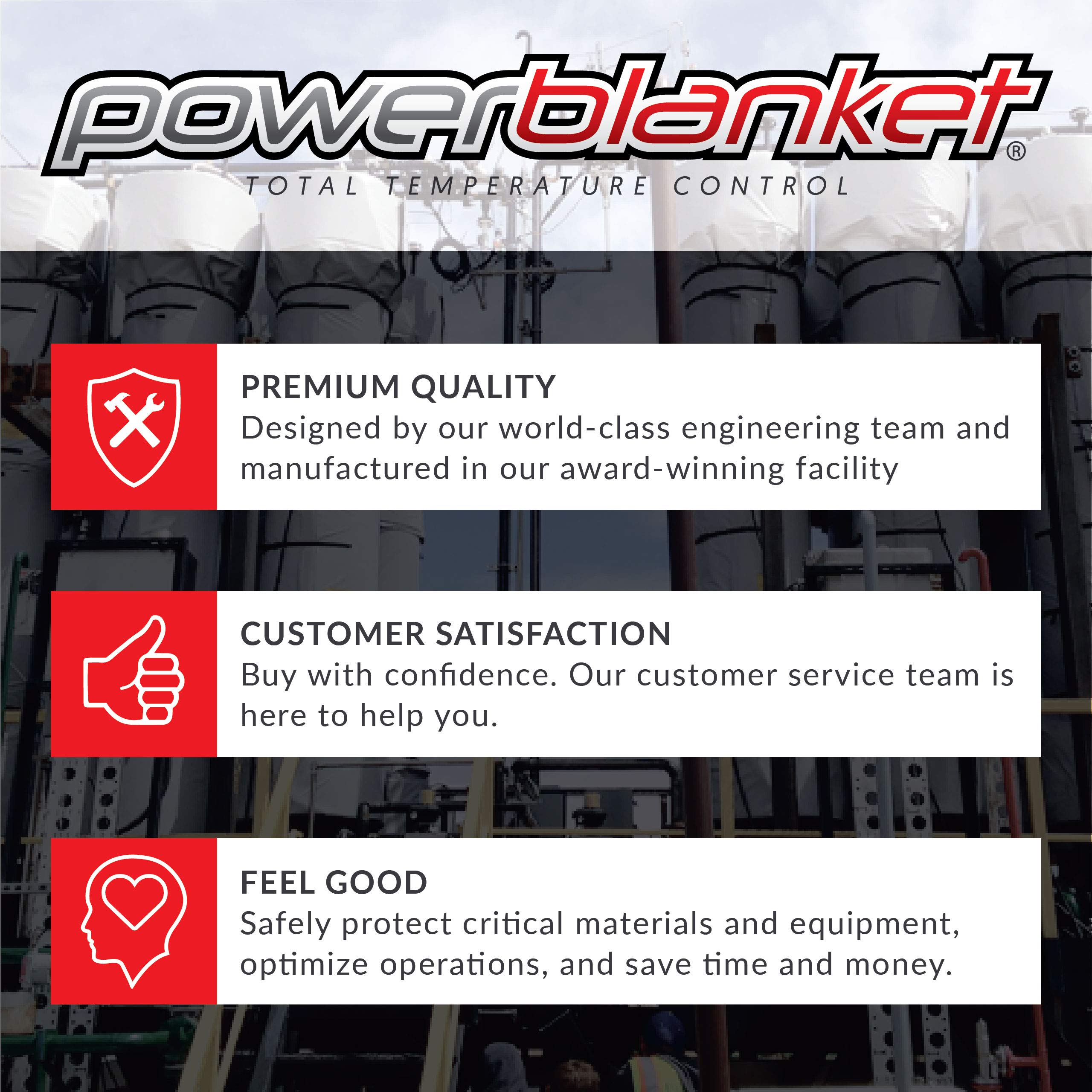 Powerblanket GCW420 Insulated Gas Cylinder Warmer Designed for 420 Pound Tank - Propane Tank Heater