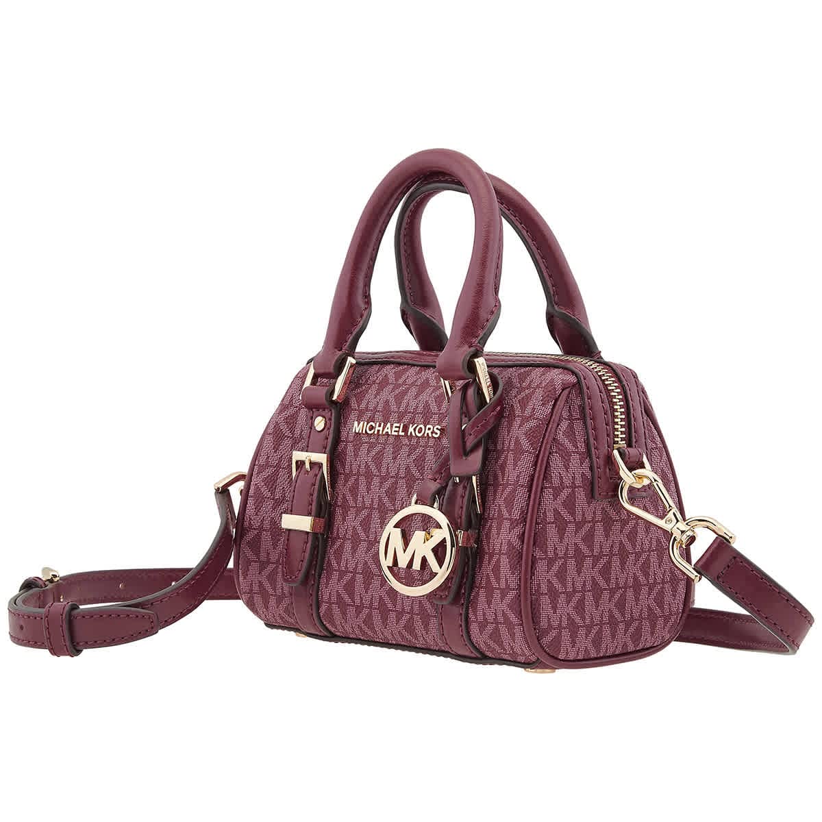 Michael Kors Dark Berry Ladies Bedford X-Small Presbyopia Crossbody Bag