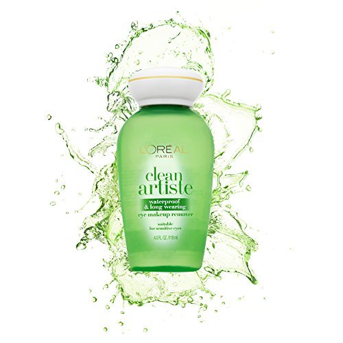 L'Oreal Paris Clean Artiste - Eye Makeup Remover - Waterproof & Long Wearing - Net Wt. 4.0 FL OZ (118 mL) Per Bottle - Pack of 2 Bottles