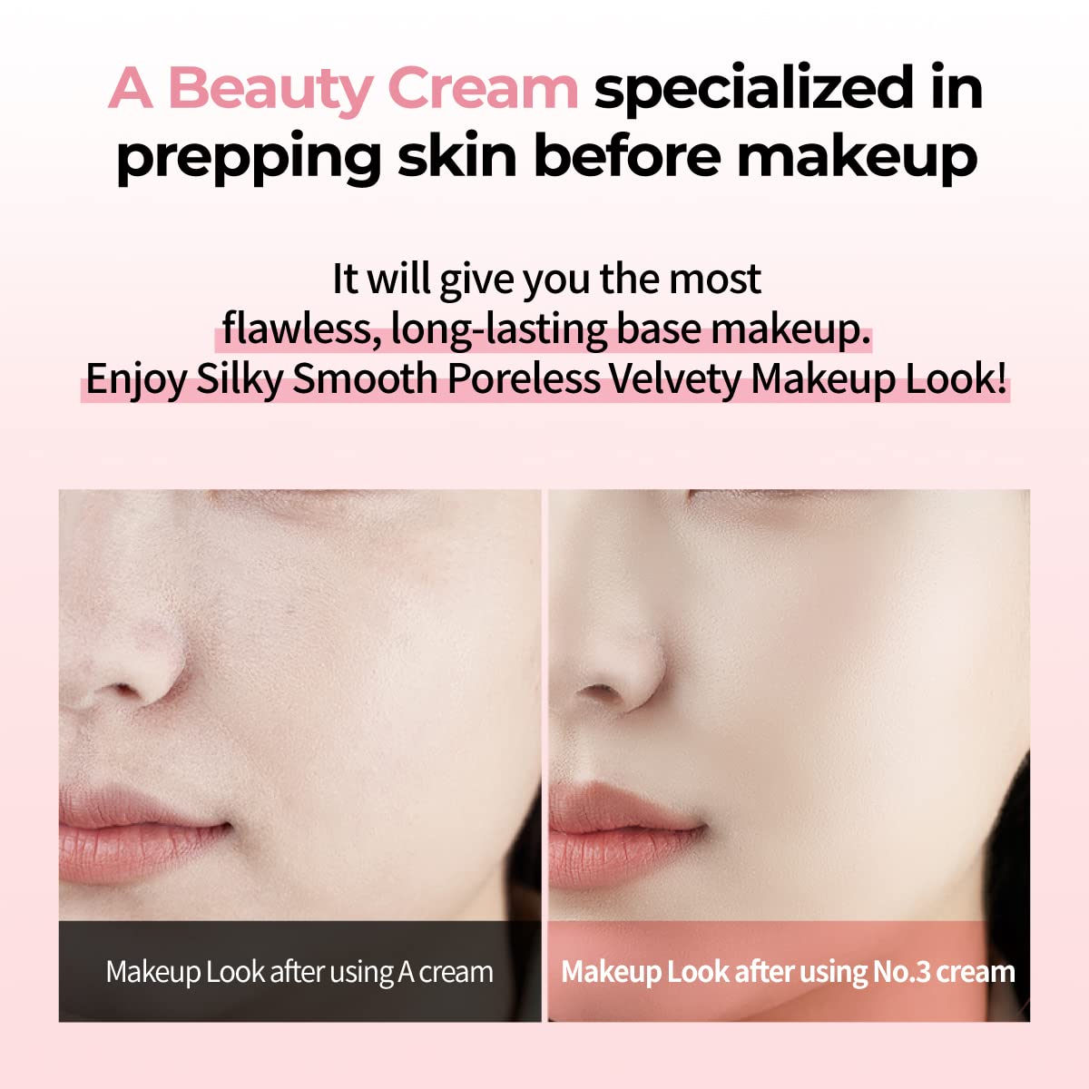 numbuzin No.3 Velvet Beauty Cream | Hydration, Textured Skin, Poreless, Smooth Skin, Makeup Prep, Primer, Niacinamide | Korean Skincare | 2.02 fl. oz.