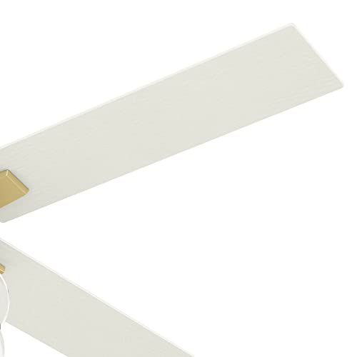 Hunter Fan Company 59651 Viven Ceiling Fan, 52, Modern Brass Finish