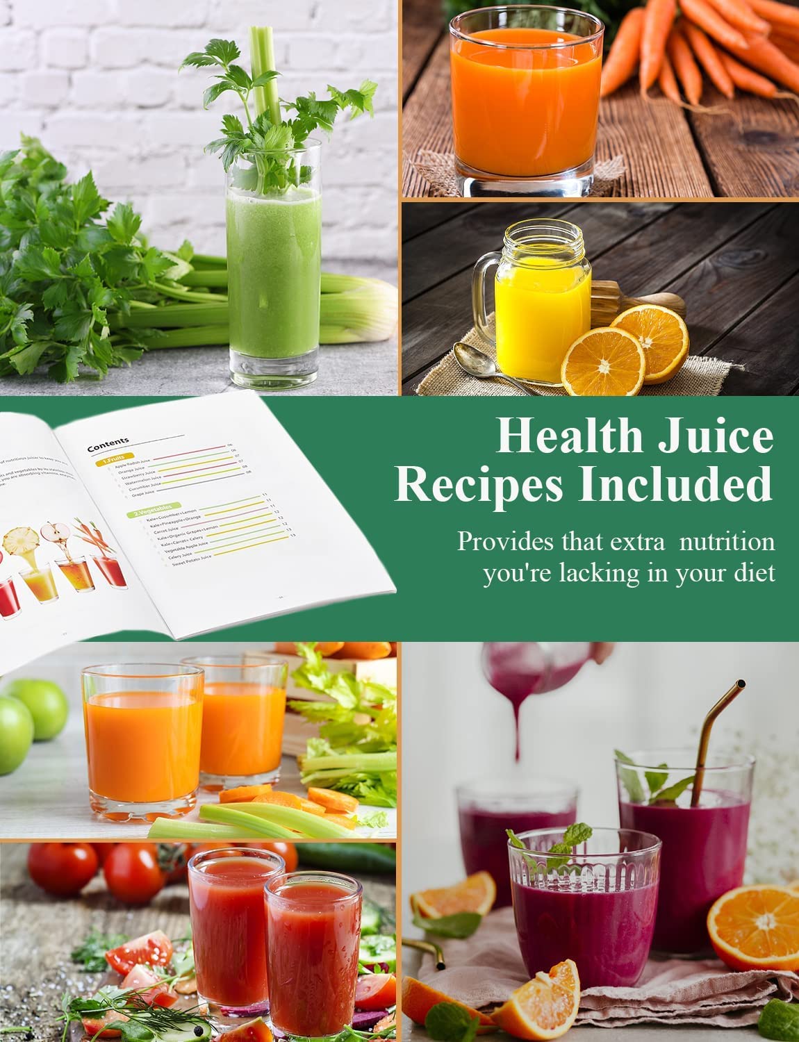 Juicer Machines with Anti-drip & Anti-slip Function, Centrifugal Juicer Whole Fruit and Vegetable with 3-inch Wide Food Chute, 2 Speeds, Recipe Included, Easy to Clean