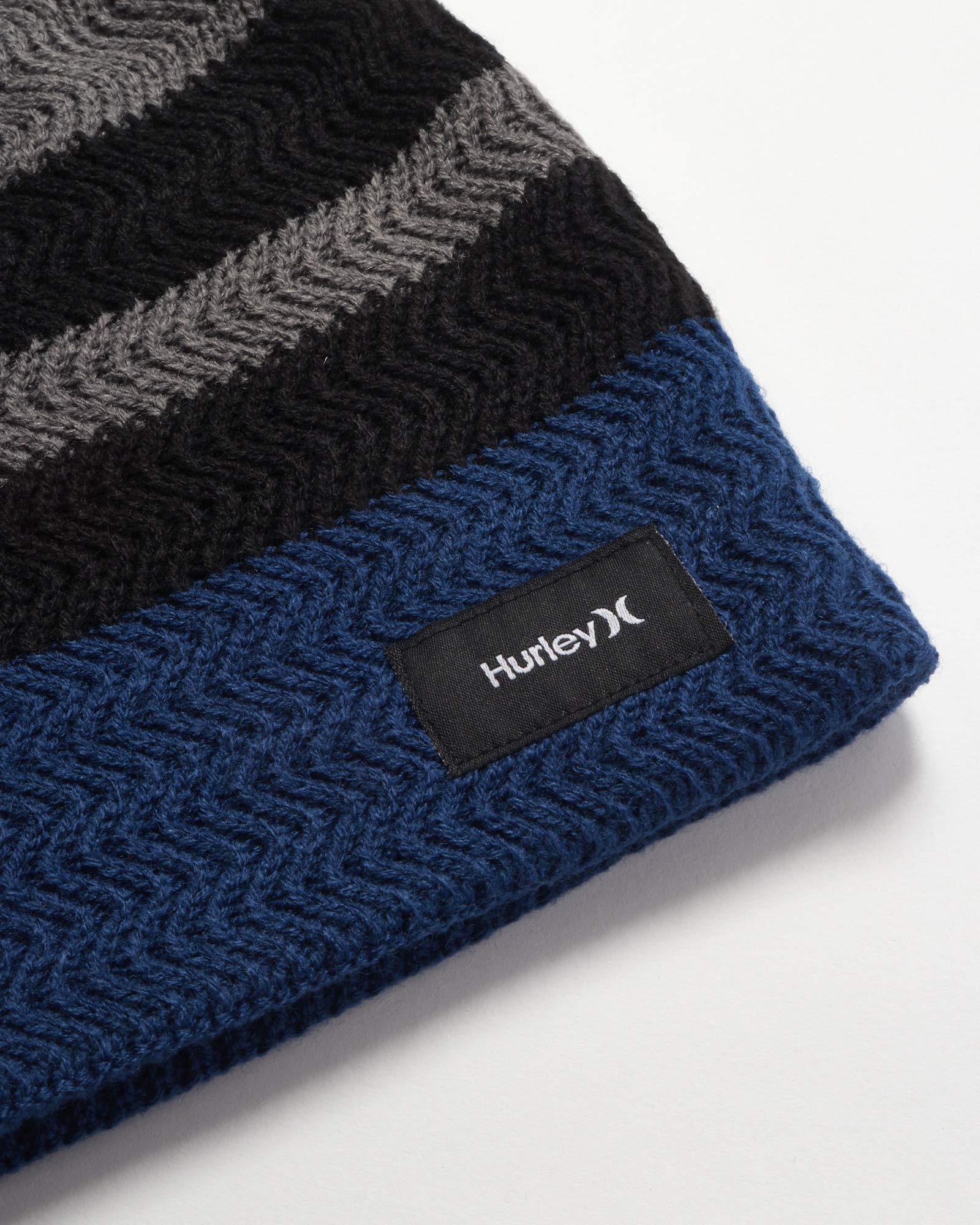 Hurley Men's Winter Hat - Loose Knit Marled Beanie, Size One Size, Wolf Grey