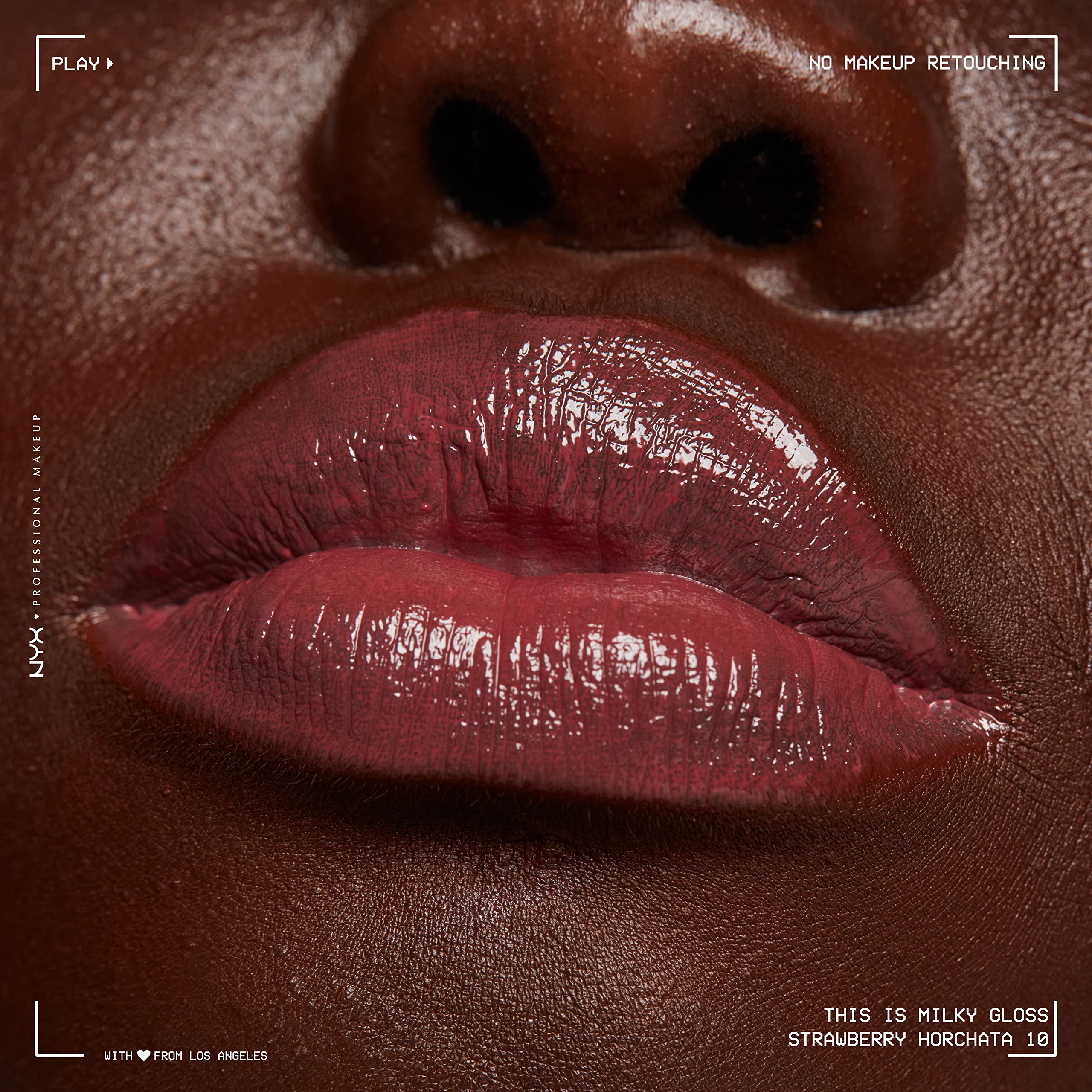 NYX PROFESSIONAL MAKEUP This Is Milky Gloss, Lip Gloss with 12 Hour Hydration, Vegan - Strawberry Horchata (Mauve Pink)