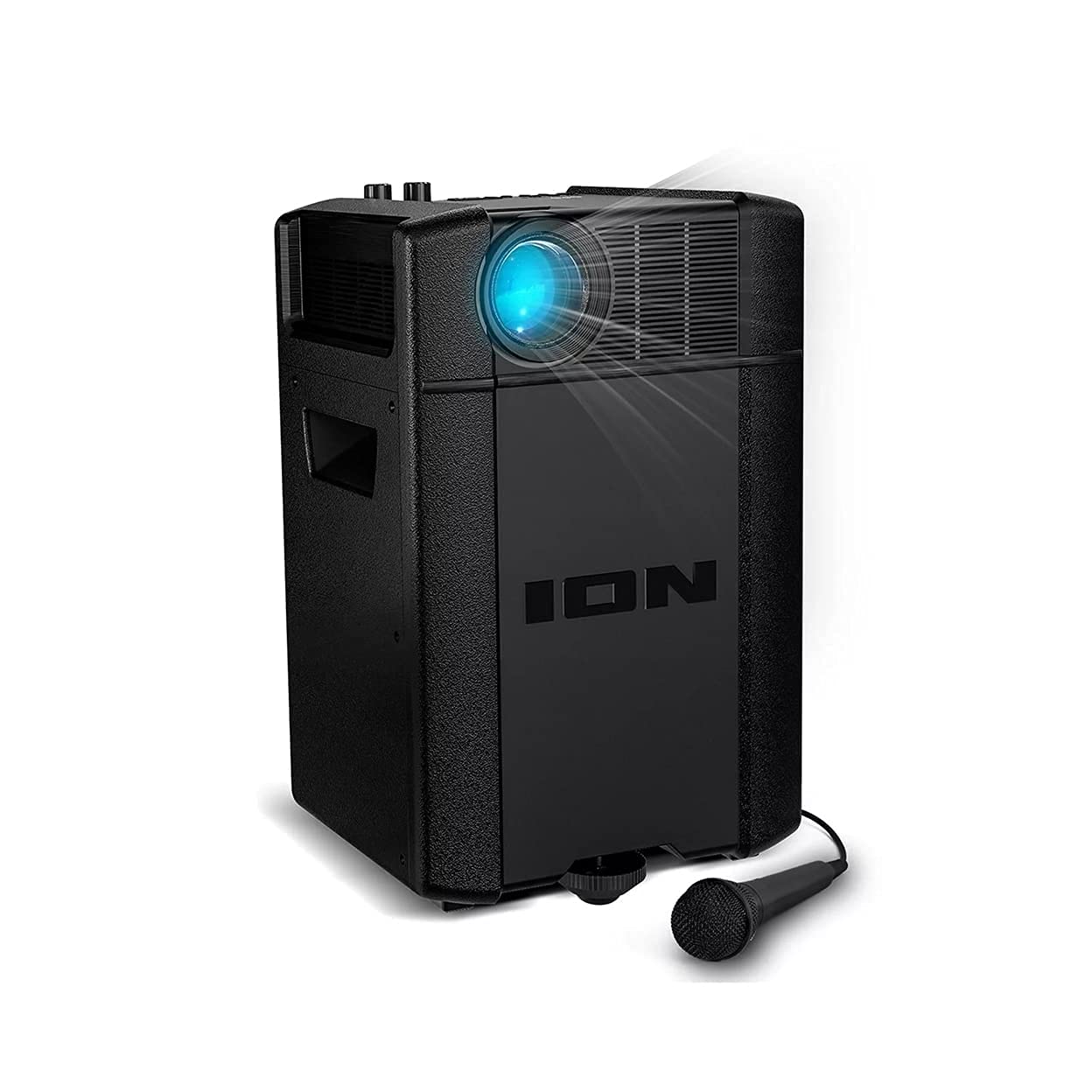 Ion Projector Deluxe Speaker Battery/AC Powered Indoor/Outdoor Projector (Renewed)