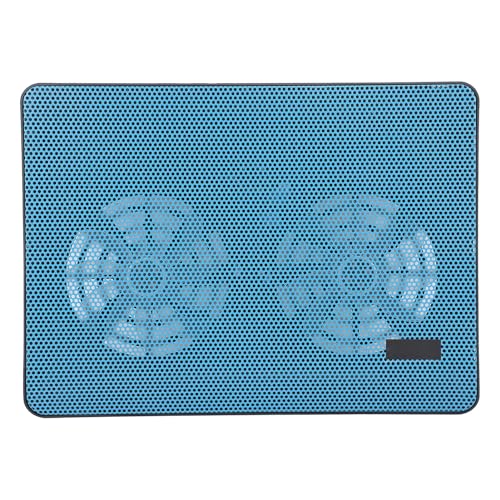 Jauarta Laptop Cooling Pad Laptop Cooler Dual Fan Low Noise Operation 1.5mm Hole Diameter Laptop Gaming Accessory for Within 17in