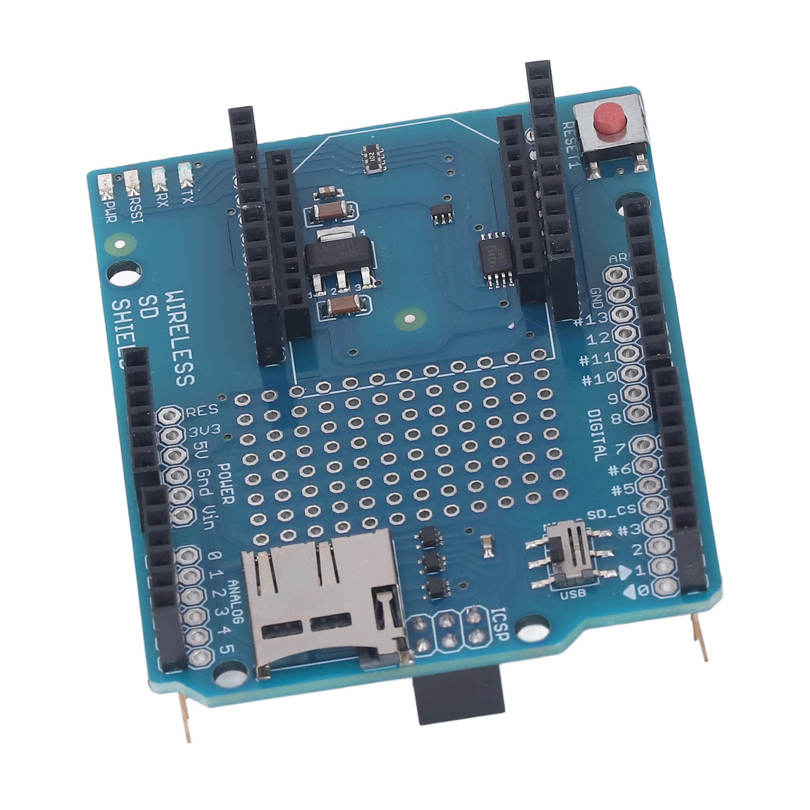 Prototype Expansion Board, Compact Memory Card on Board PCB Prototype Wireless Screw Cover for Computer