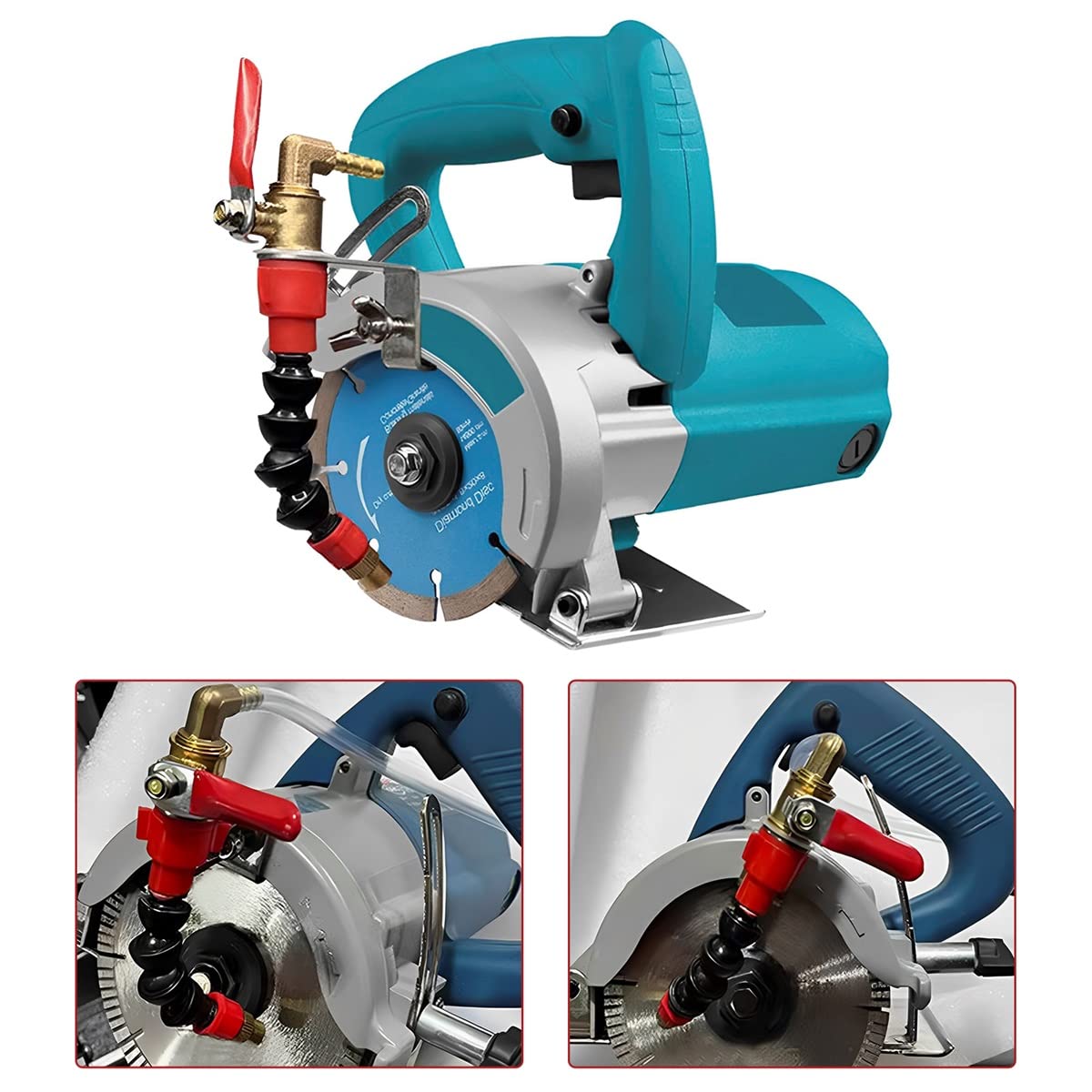 wlpxavz Dust Remover Water Sprayer for Cutting Machine, 2023 New Marble Brick Tile Cutting Machine Grinder, High-Speed Dust Remover Water Sprayer for Cutting Machine (32.8 Ft Water Pipes), BTAEA-75E