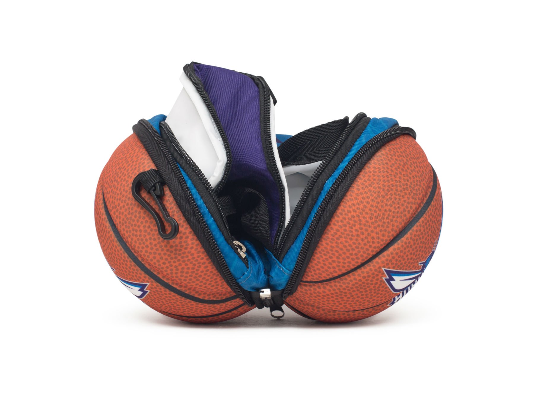 MACCABI ART Official Charlotte Hornets Collapsible Insulated Basketball Lunch Bag, 13.4β x 5.75β x 5.75β