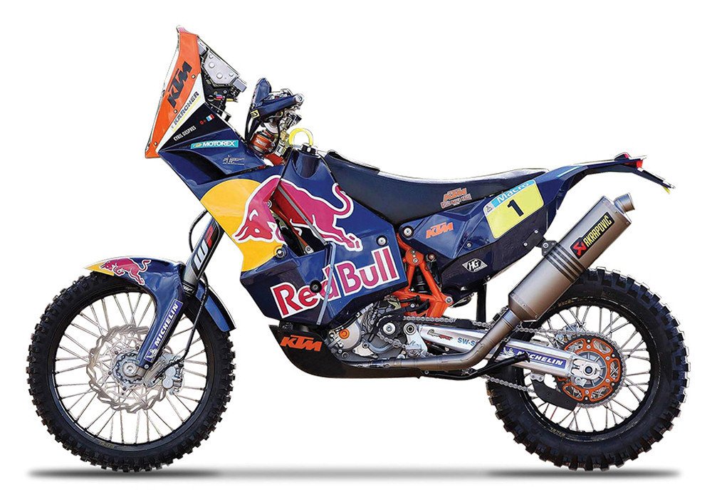KTM 450 Rally Dakar #1 "Red Bull" Motorcycle 1/18 by Bburago 51071