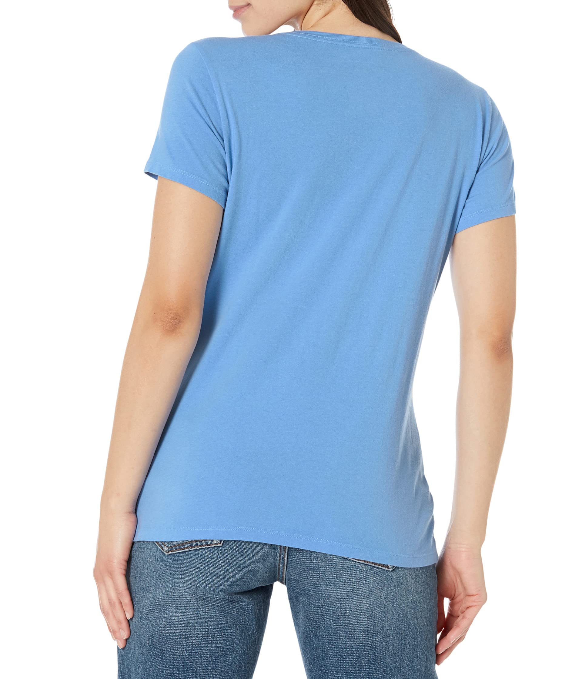 Life is Good Heron On The Water Short Sleeve Crusher-Lite™ Vee Cornflower Blue XL (US 16-18)