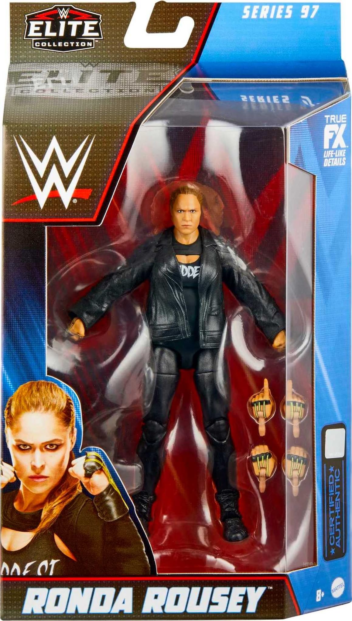Mattel WWE Ronda Rousey Elite Collection Action Figure, Deluxe Articulation & Life-like Detail with Iconic Accessories, 6-inch