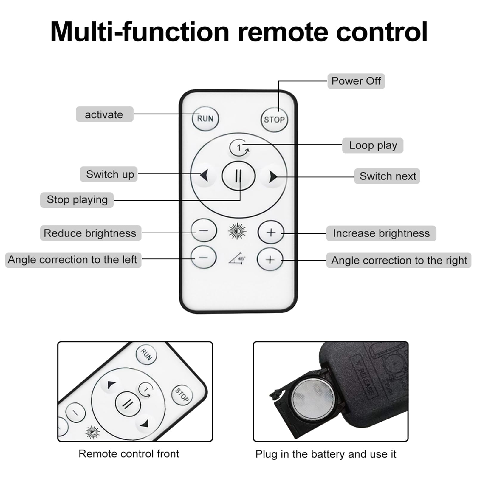 Large 3D Holographic Projector 3D Hologram Fan, LED Hologram Fan Advertising Display Machine 3D Desktop Stereo Display with Audio for Christmas Halloween Party Home Decor 41.5cm/16.3inch