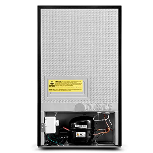 Midea MRU03M2ABB Upright Freezer Large Black, 3.0 Cubic Feet