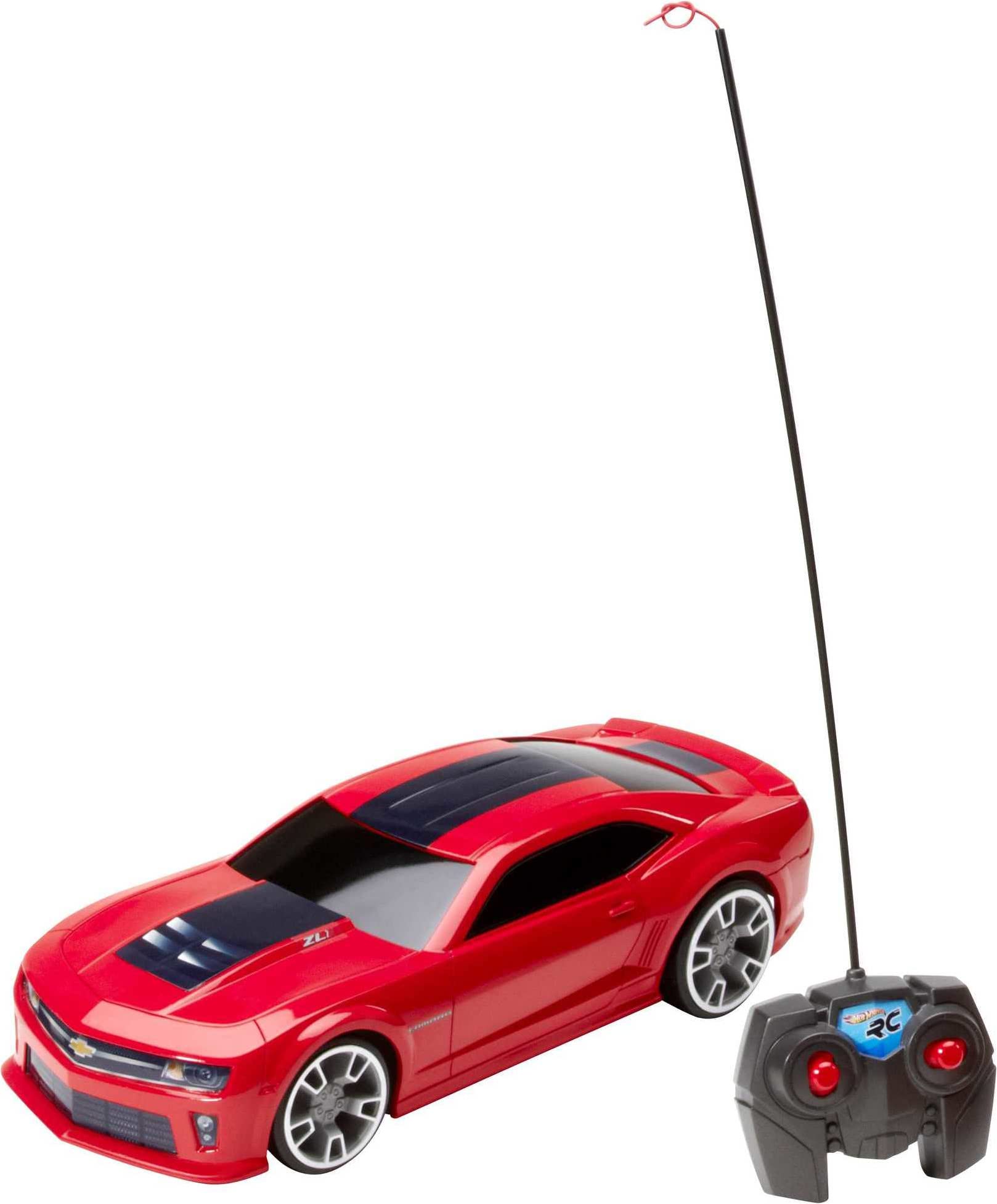 Hot Wheels RC Red ZL1 Camaro, Full-Function Remote-Control Toy Car, High-Performance Engine, 2.4 GHz with Range of 65ft