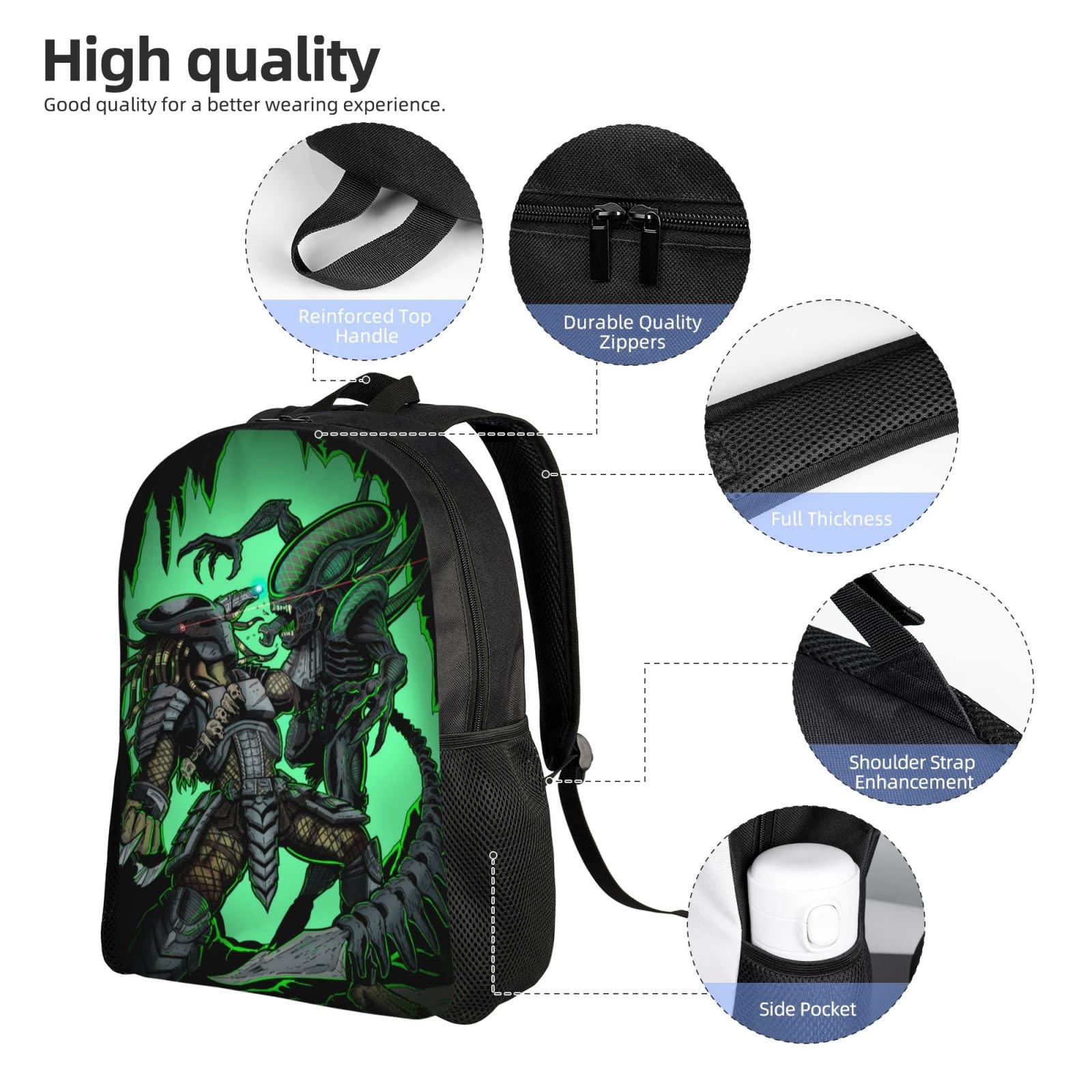 JCAKES Travel Camping Work Backpack for Womens/Mens Gifts Hiking Daypack Fashion Anime Laptops Bag