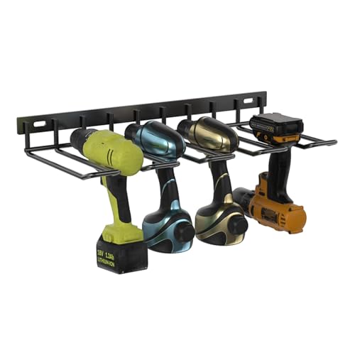 Space Saving Wall Mounted Tool Rack Storage Solution For Home Garage