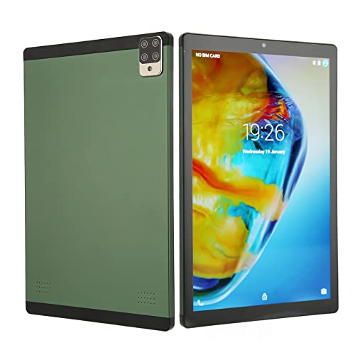 Rosvola Tablet PC, 10 Inch Tablet Support Calling 5G WiFi Octa Core Processor 100-240V for Study for Kids (US Plug)