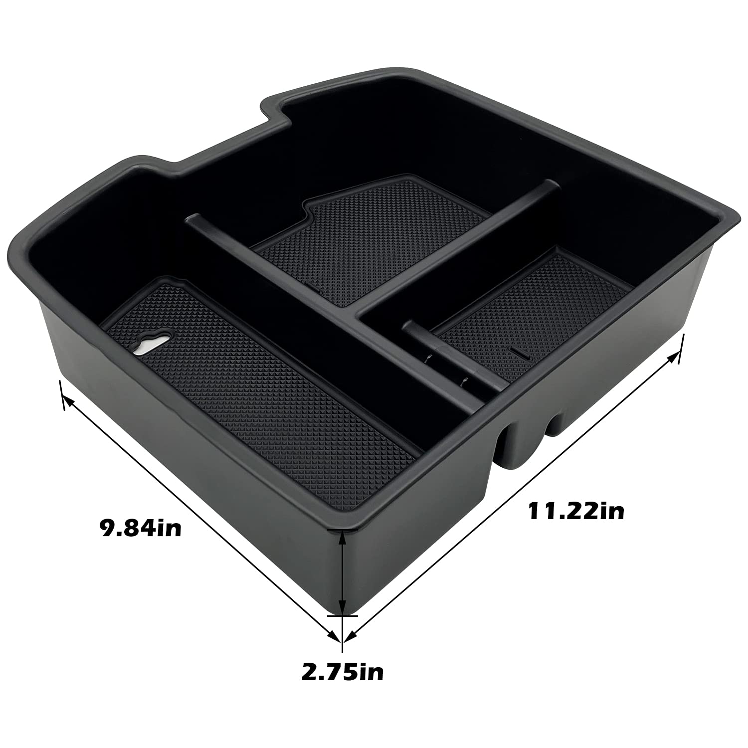 JOJOMARK Center Console Organizer Tray Compatible with 2007-2014 GMC Sierra Chevy Silverado Tahoe Yukon Suburban - Accessories Replaces 19166288