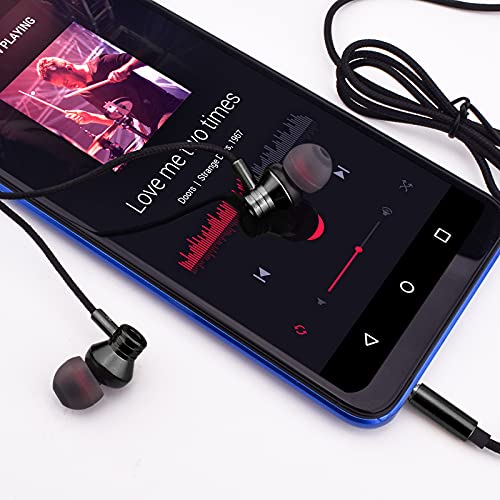 Slowbull 3 Pack wired Earbuds,In-ear headphones with microphone,Wired Earphones with sound insulation,High-definition, pure sound, suitable for smart phone, Android,iPod、iPad、 PC and other 3.5mm jacks