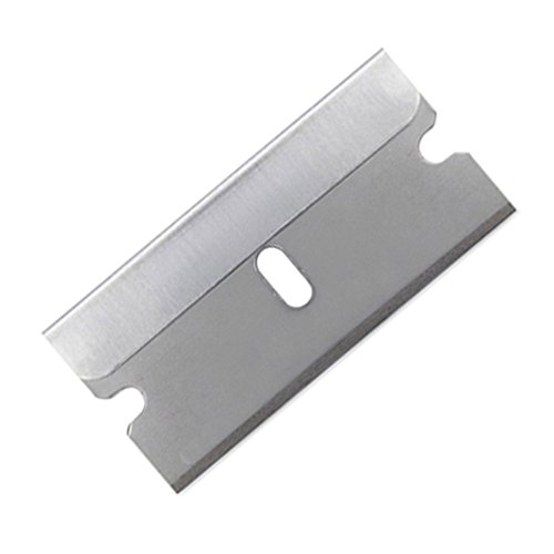 Pack of 8 Retractable Razor Blades Scrapers, 40pcs Replaceable Razor Blades for Decal Sticker Glue Removal