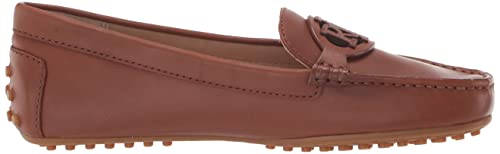 Lauren Ralph Lauren Brynn Driver Loafer Deep Saddle Tan 8 B (M)