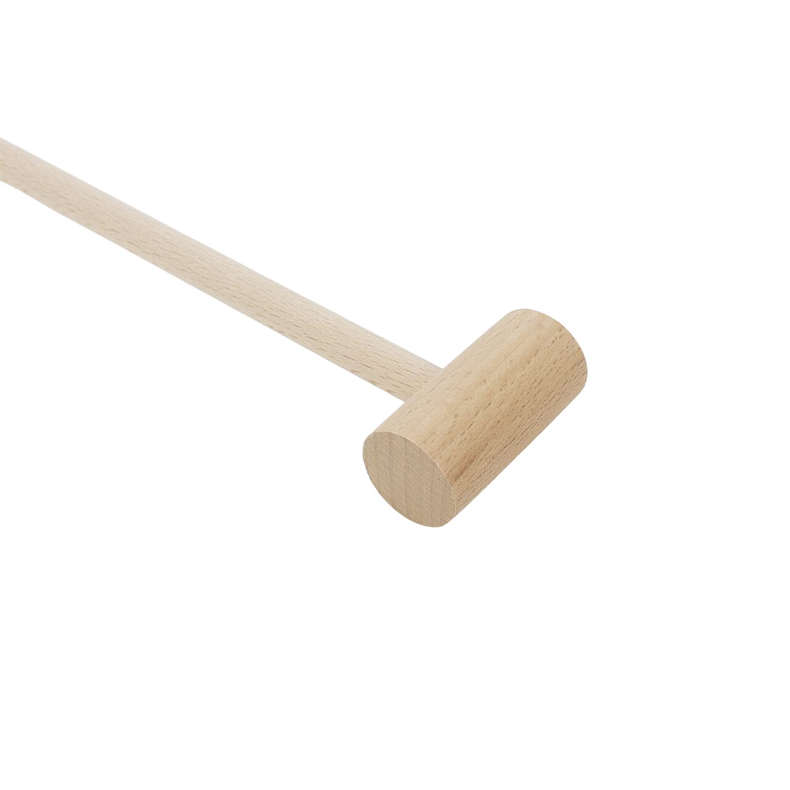 Meprotal 4pcs Wooden Crab Lobster Mallets Seafood Shellfish Mallet Wooden Hammers (2.8x5.5x18cm)