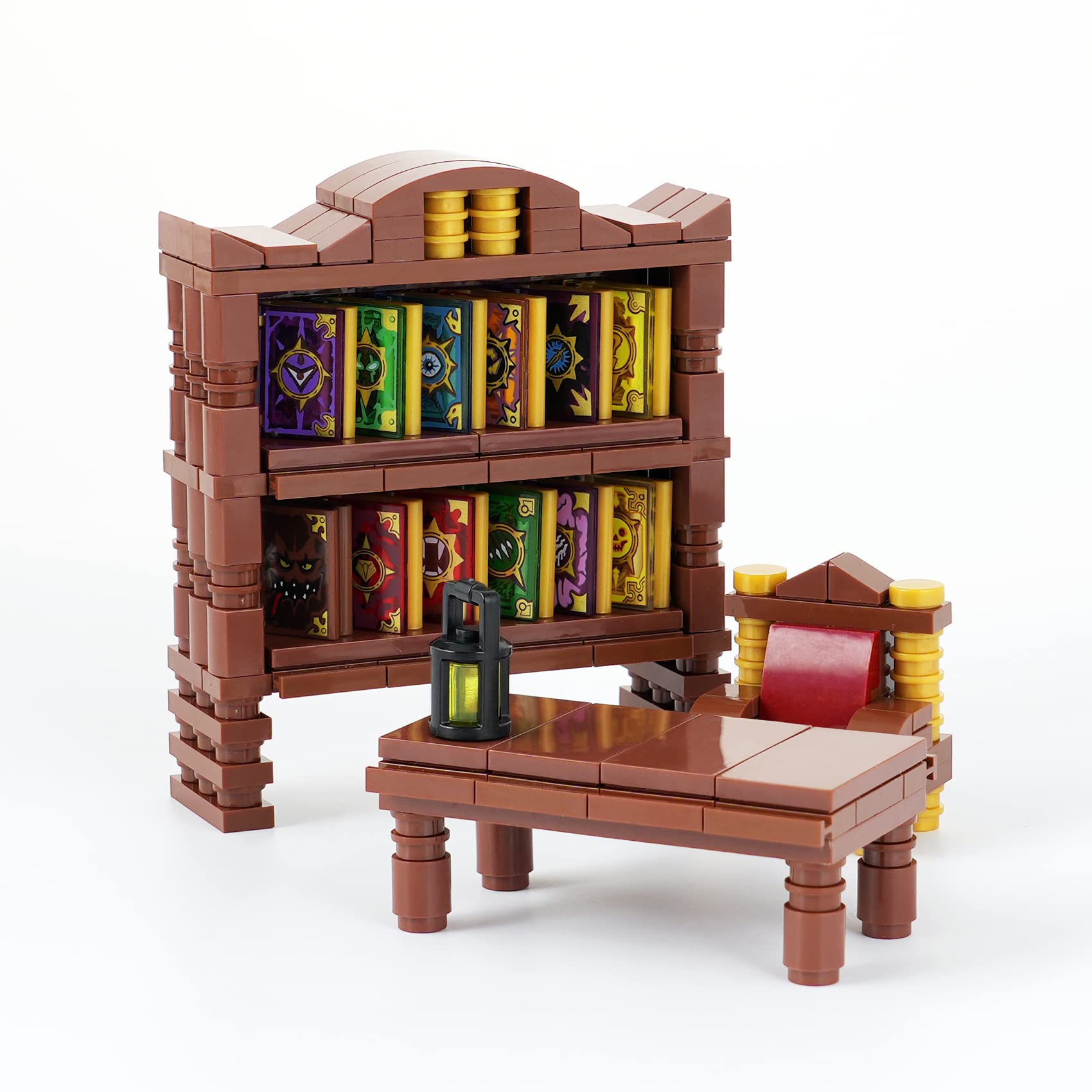 MOOXI-MOC 229Pcs Magic Office Set,Creative Building Blocks Toy Kit,Suitable for MOC Magic Scene Building Toys for Boys Girls