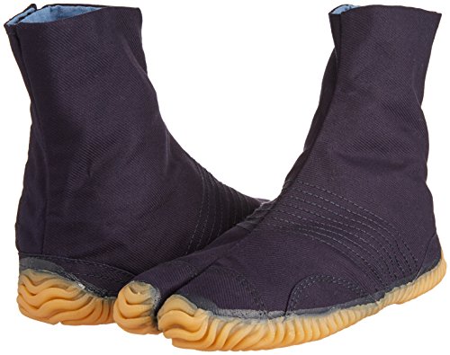 Japanese Tabi Shoes Matsuri Jog Navy 6 Clips (27.5cm)