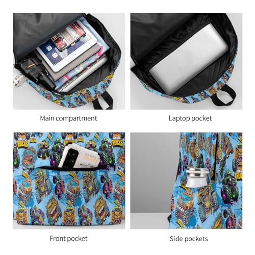KBKBTT Monster Backpacks, Laptop Backpacks Hiking Backpacks, Outdoor Lightweight Backpack.