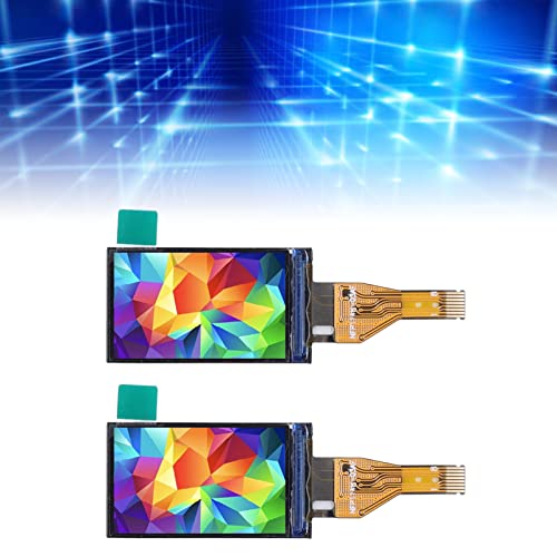 Shipenophy 135x240 Resolution IPS Display Module, Energy Saving SPI Interface Compact ST7789V Drive TFT IPS Display Module 2Pcs Quick Response for Controller Board