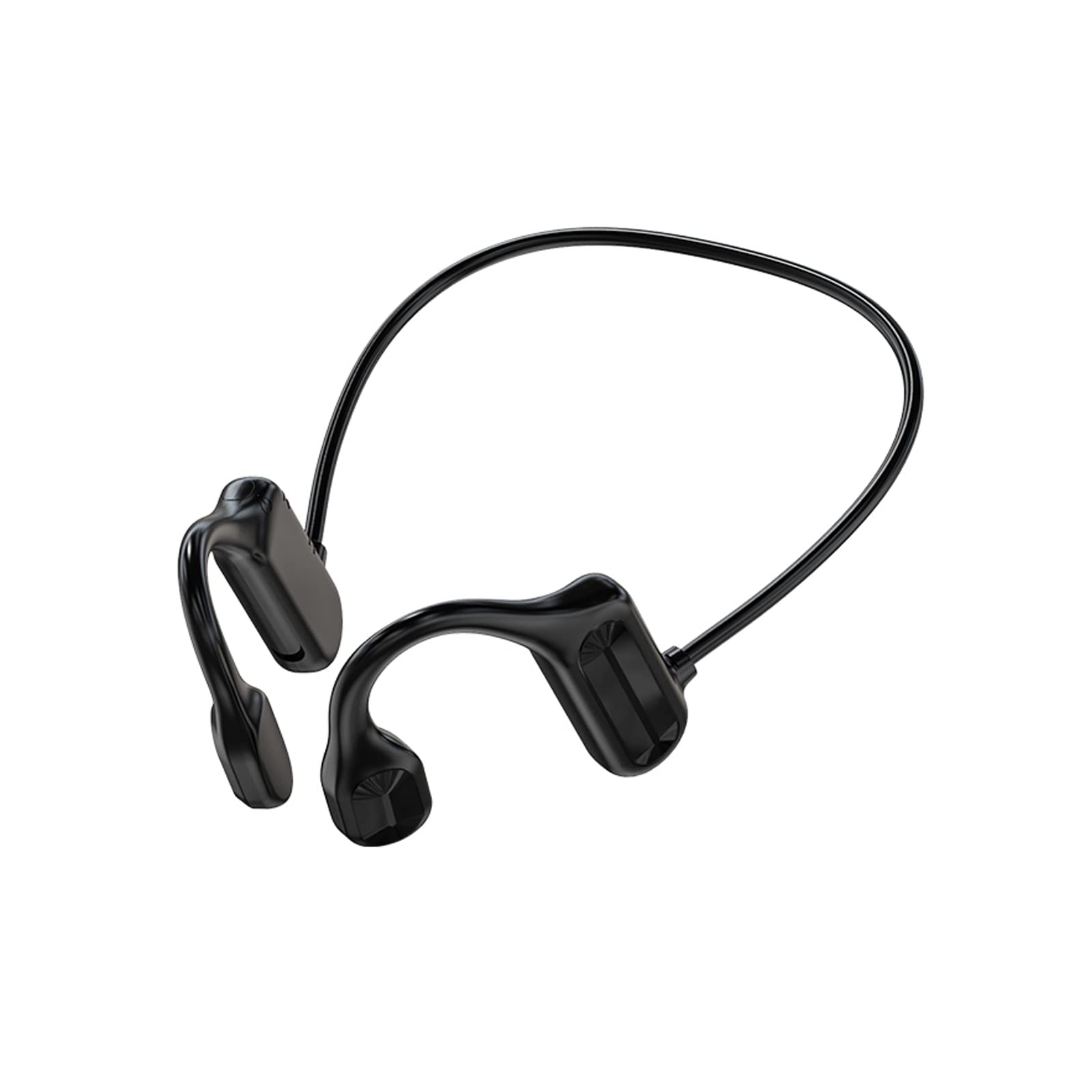 NUBWO Open-Ear Wireless Bluetooth Headphones, Sweat Resistant Wireless Earphones with Built-in Microphone, Sport Bluetooth Headset with Headband for Workouts and Running