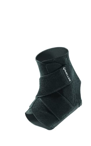 Mueller Adjustable Ankle Support, Black, One Size