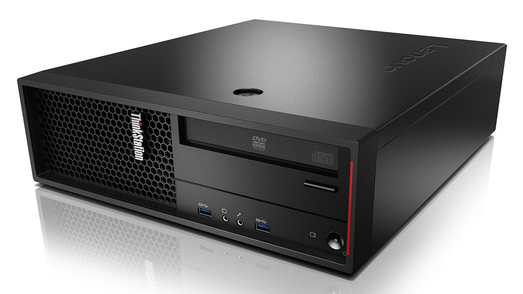 Lenovo P320 SFF Workstation Computer Desktop, Intel Core i7-7700, 16GB DDR4 RAM, 256GB M.2 PCIe, USB 3.0, Intel HD Graphics 630 4K, VGA + 2x Display Ports, Windows 10 Pro (Renewed)