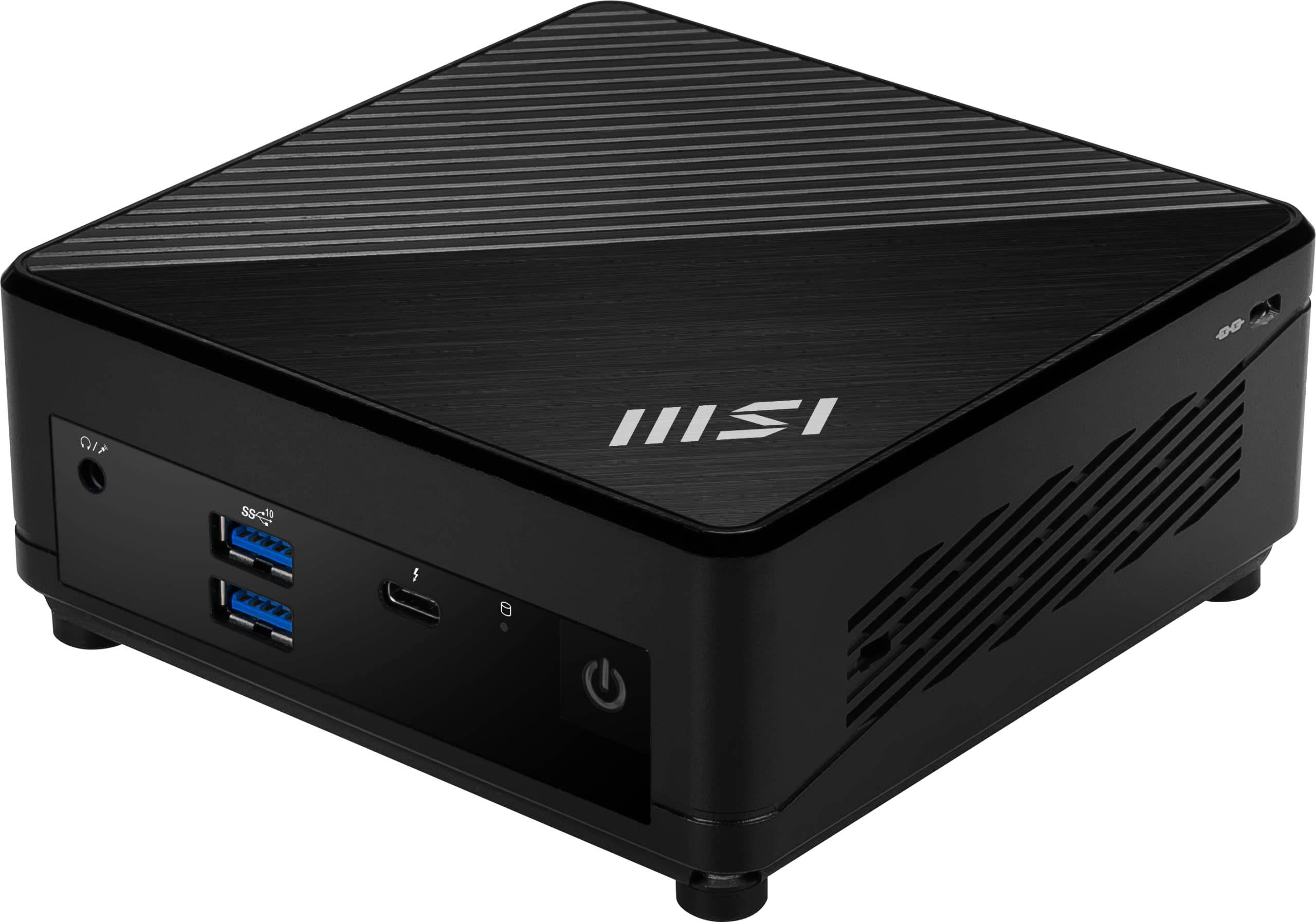 MSI Cubi 5 Mini PC: Intel Core i3-1215U, 8GB DDR4 (1x8GB) 2666MHz, 256GB SSD, WiFi 6E, BT 5.2, Thunderbolt Type-C, Dual Display, Energy Efficient, Black, Windows 11 Home: 12M-030US